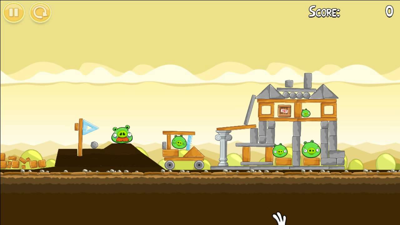 Retro plays Angry Birds (PC) Part 14 - YouTube