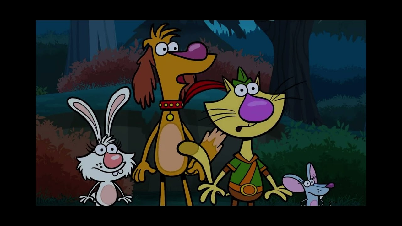 Nature Cat and his friends find some clues - YouTube
