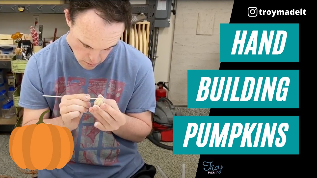 Hand Building Pottery Ideas: Pumpkins! Pottery For Beginners - YouTube