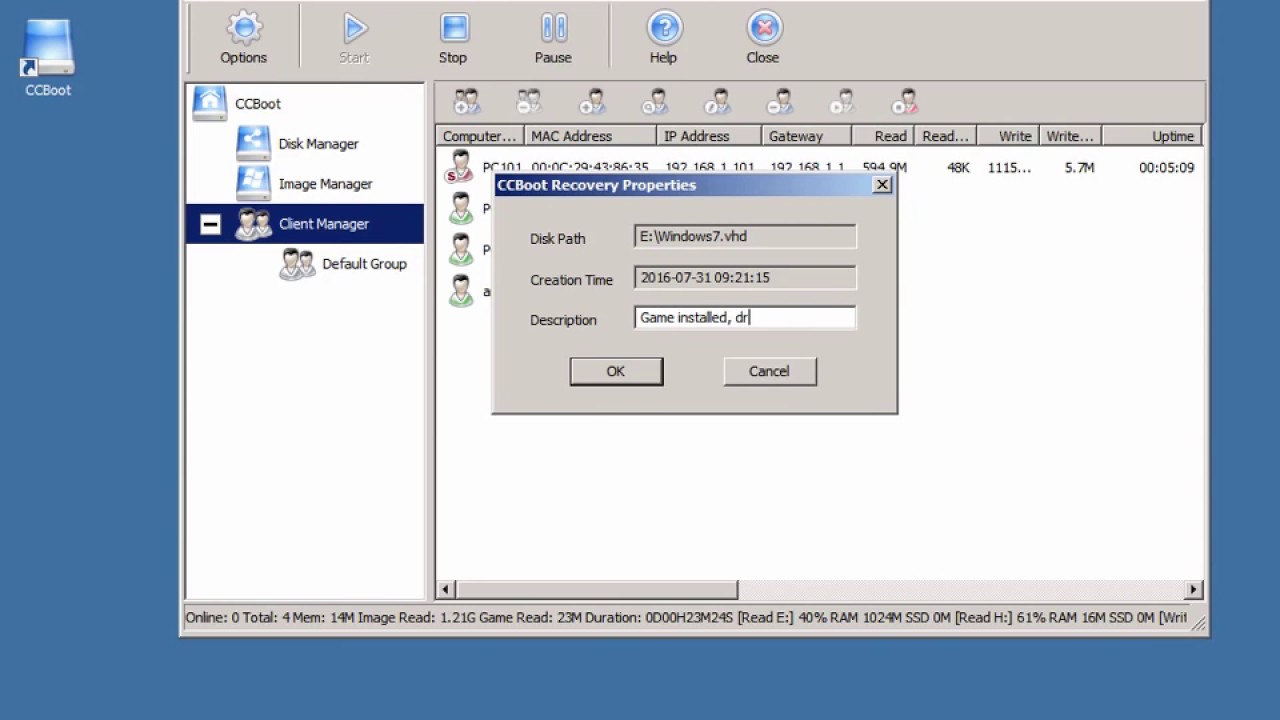 How to update image and games in CCBoot - YouTube