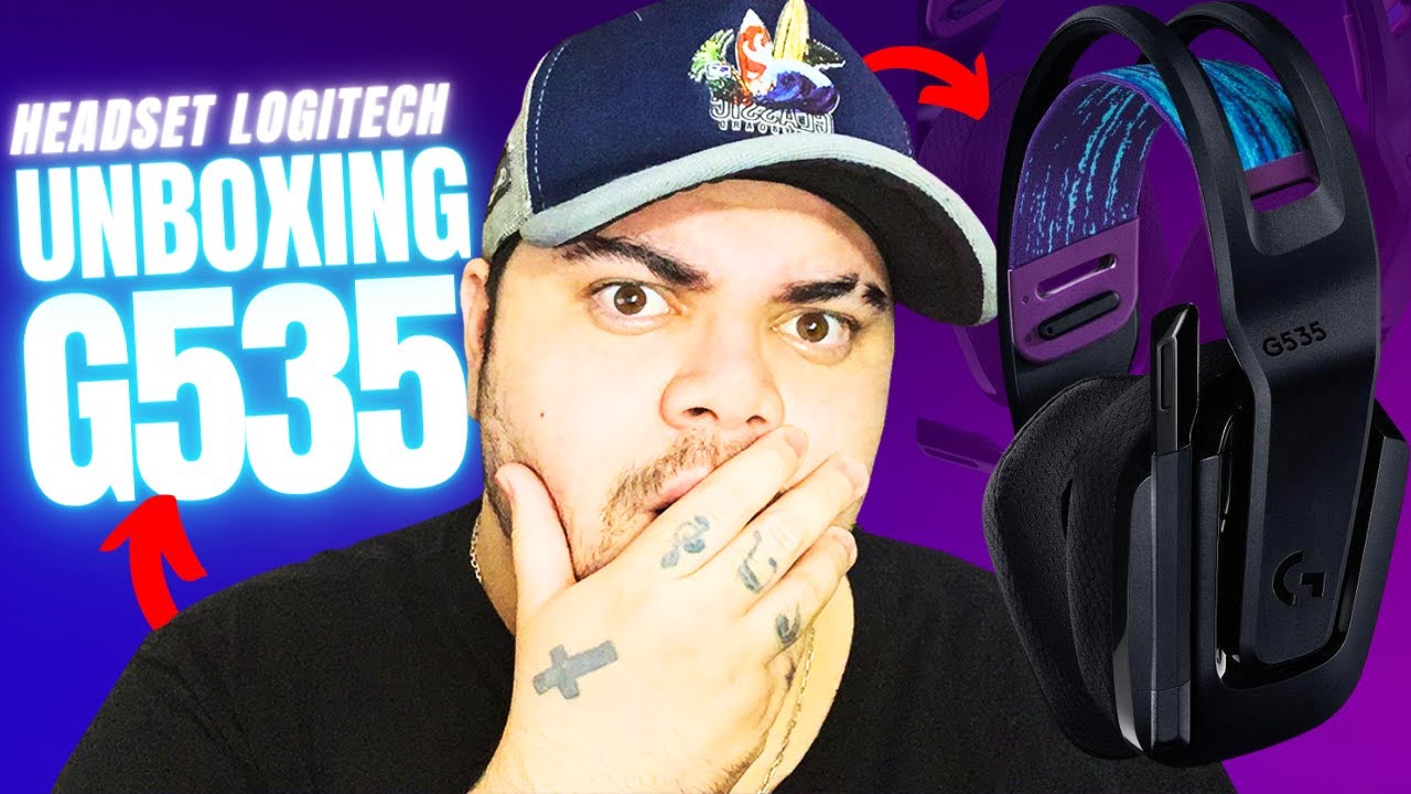 UNBOXING! HEADSET Logitech G535 Lightspeed, REVIEW e TESTES ‹ FenixBRyt ...