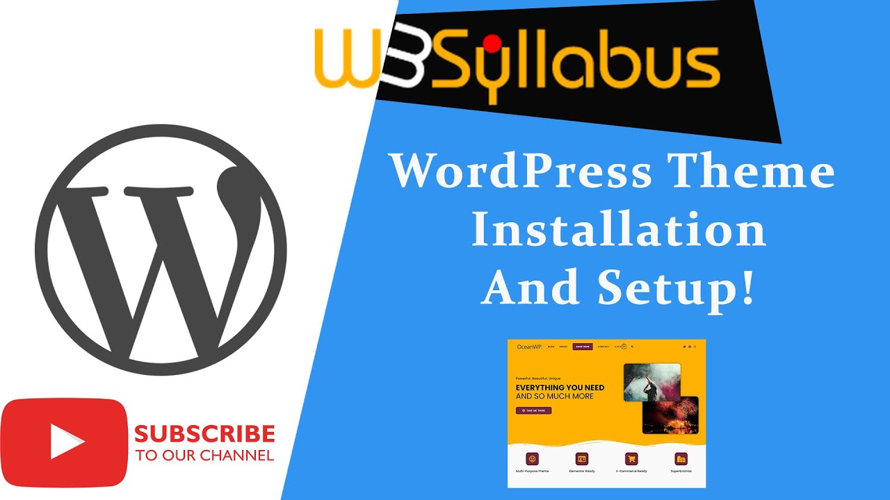 How To Install New WordPress Theme, How to Add a New WordPress Theme, WordPress Theme Activation ...