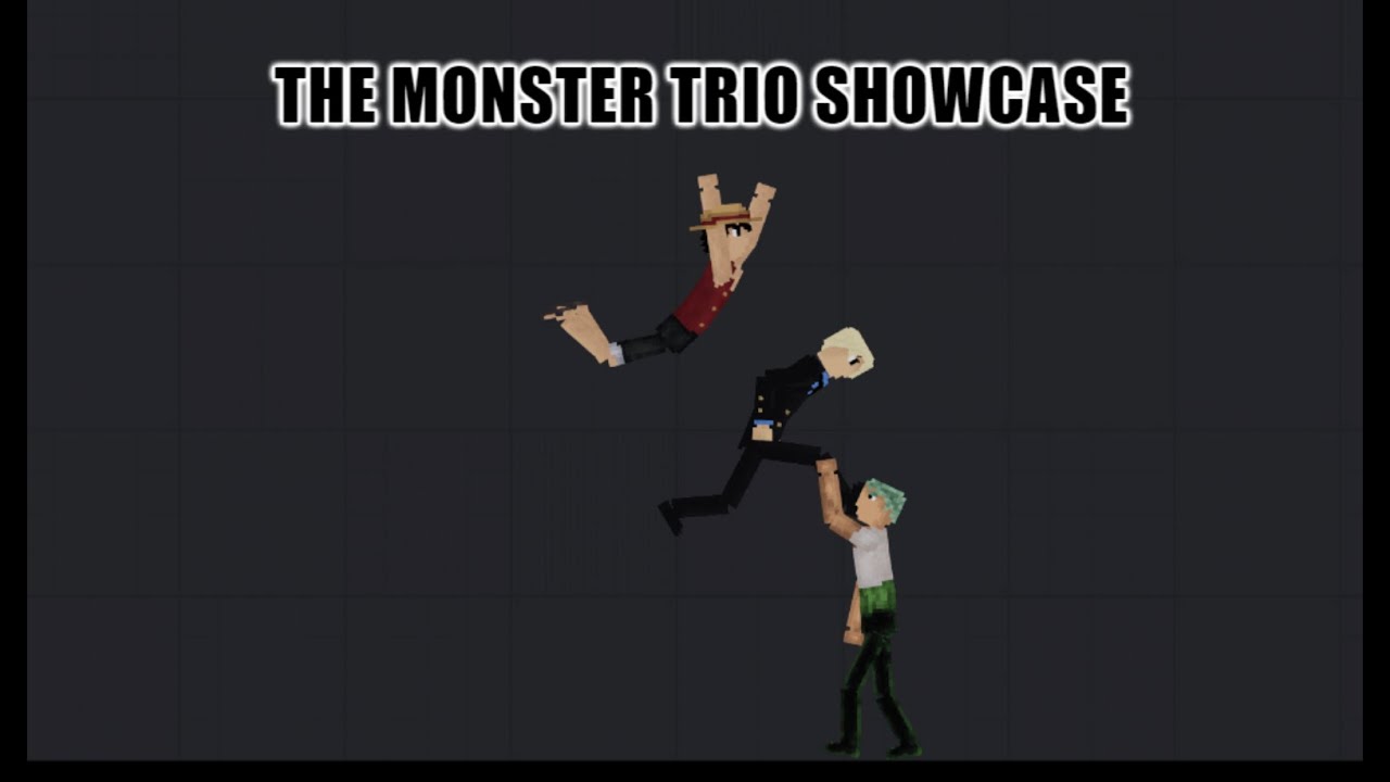 The monster trio showcase in people playground - YouTube