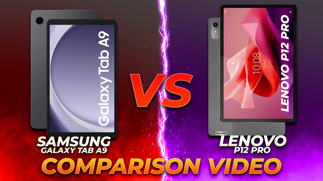 Samsung A9 vs Lenovo P12 Pro: BIGGER or BETTER Display? - YouTube