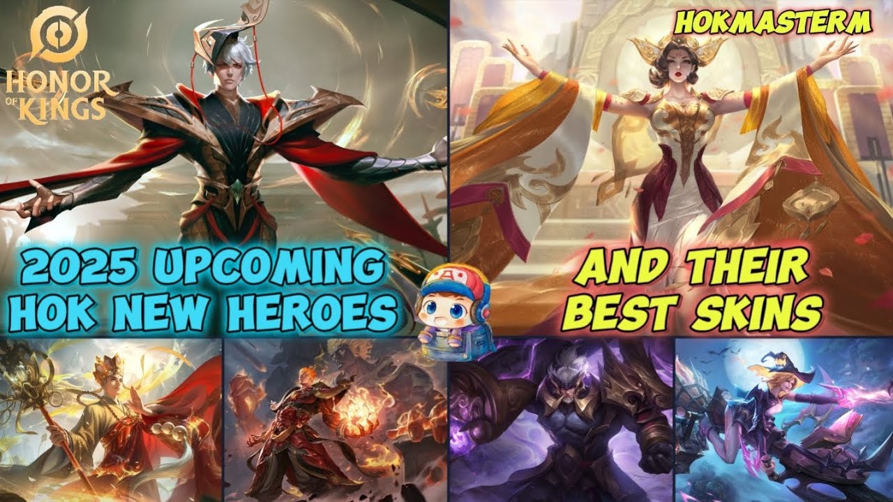 2025 Upcoming Heroes Part 1 | Best Skins | HOK Mage, Support & Farm ...