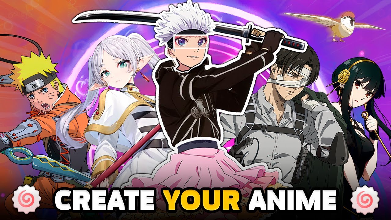 CREATE YOUR ANIME 🍥🥰 Choose 1 out of 4 🤔 Random Anime Story Challenge 🤯 ...