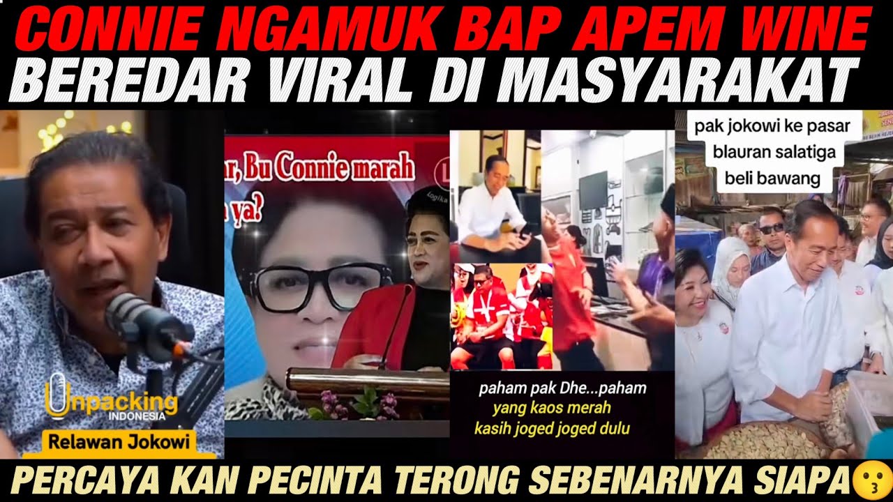 CONNIE NGAMUK!! AIB APEM WINE NYA DI BONGKAR NETIZEN..GARA2 TERONG ...