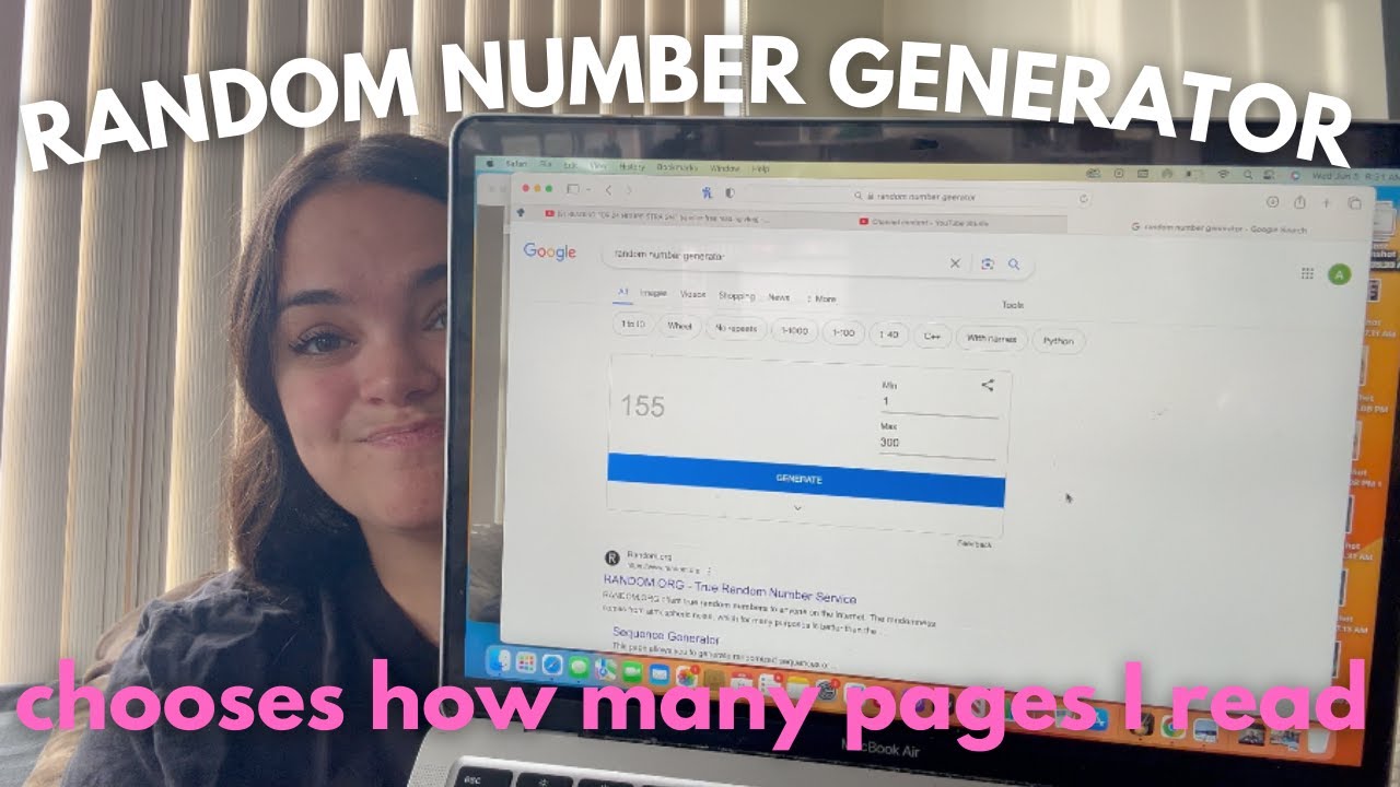 random number generator chooses how many pages I read for a week 😱💓📖 ...