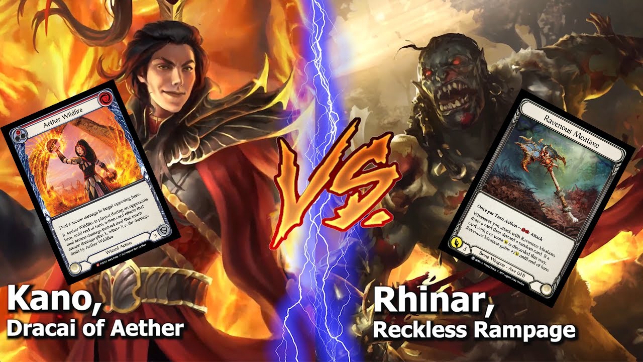 Let Meataxe you a Question! Rhinar Vs Kano | Nelson Champs - YouTube