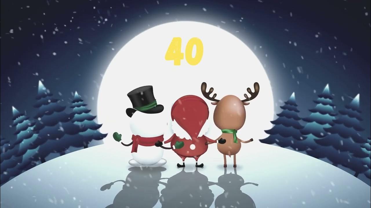 Christmas 60 seconds countdown timer - Snowman, Santa and Rudolph ...