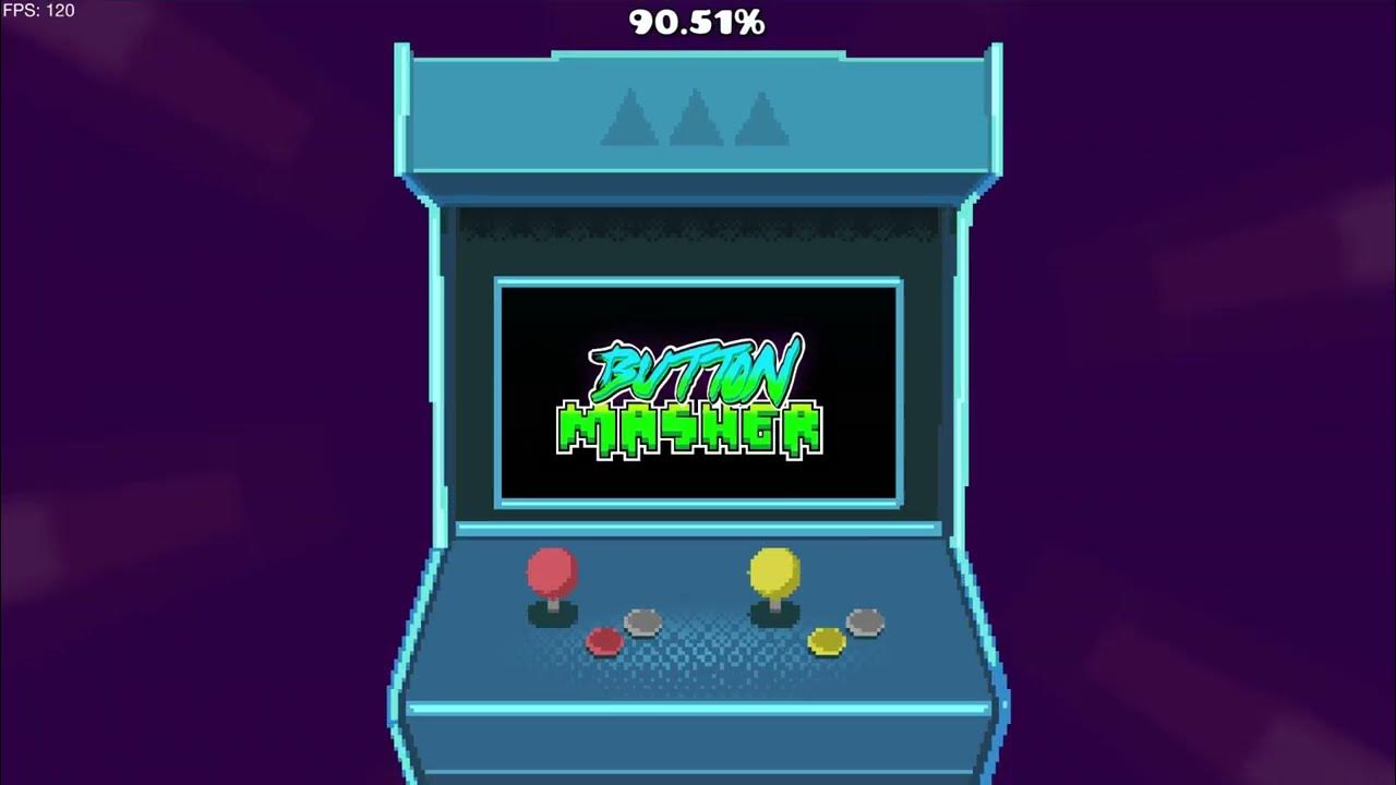 "Button Masher" (EVENT LEVEL) 100% (XL EASY DEMON) by ViPriN – Geometry Dash 2.2 - YouTube