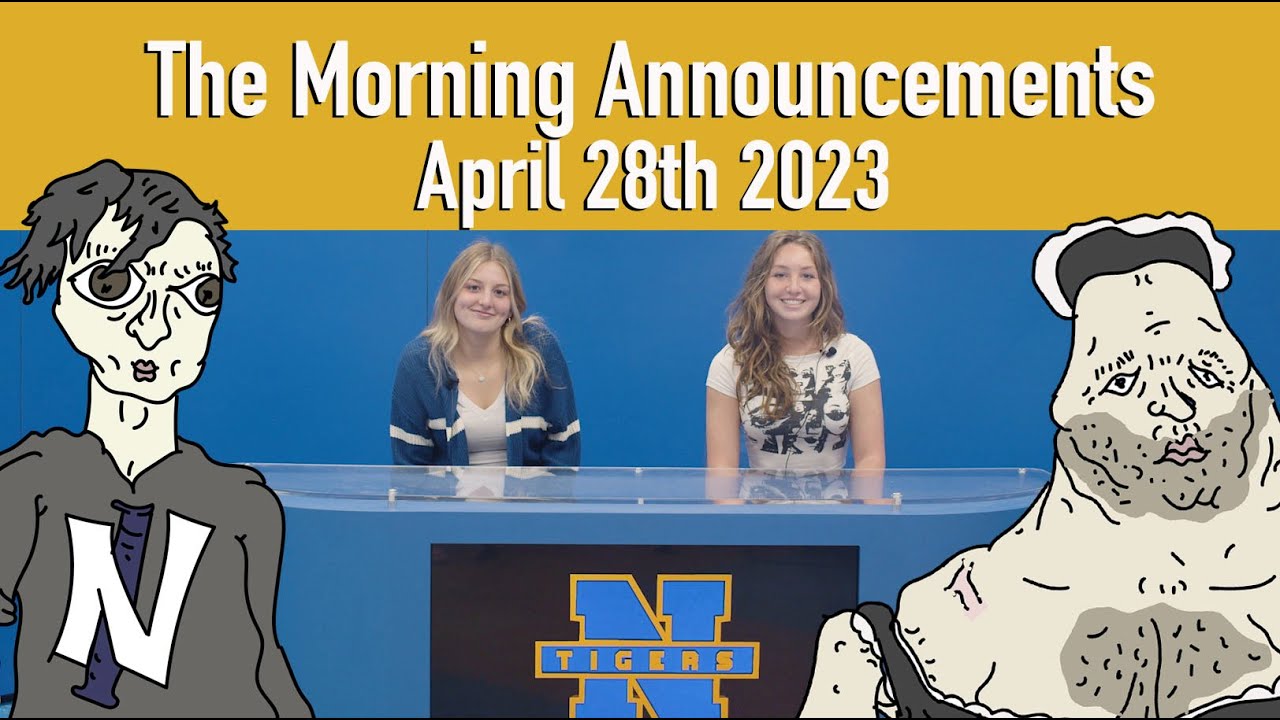 April 28th, 2023 Morning Announcements - YouTube