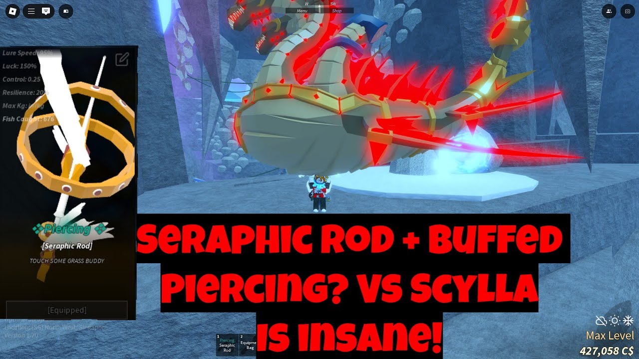 New Buffed Piercing? + Seraphic Rod VS Scylla Is Insane!! - YouTube