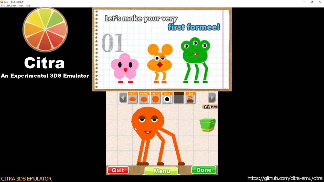 Citra 3DS Emulator - Freakyforms Deluxe Your Creations, Alive! Ingame ...