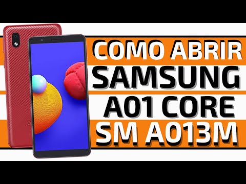 Samsung A01 Core SM A013M || Como Abrir || Como Desmontar || How To ...