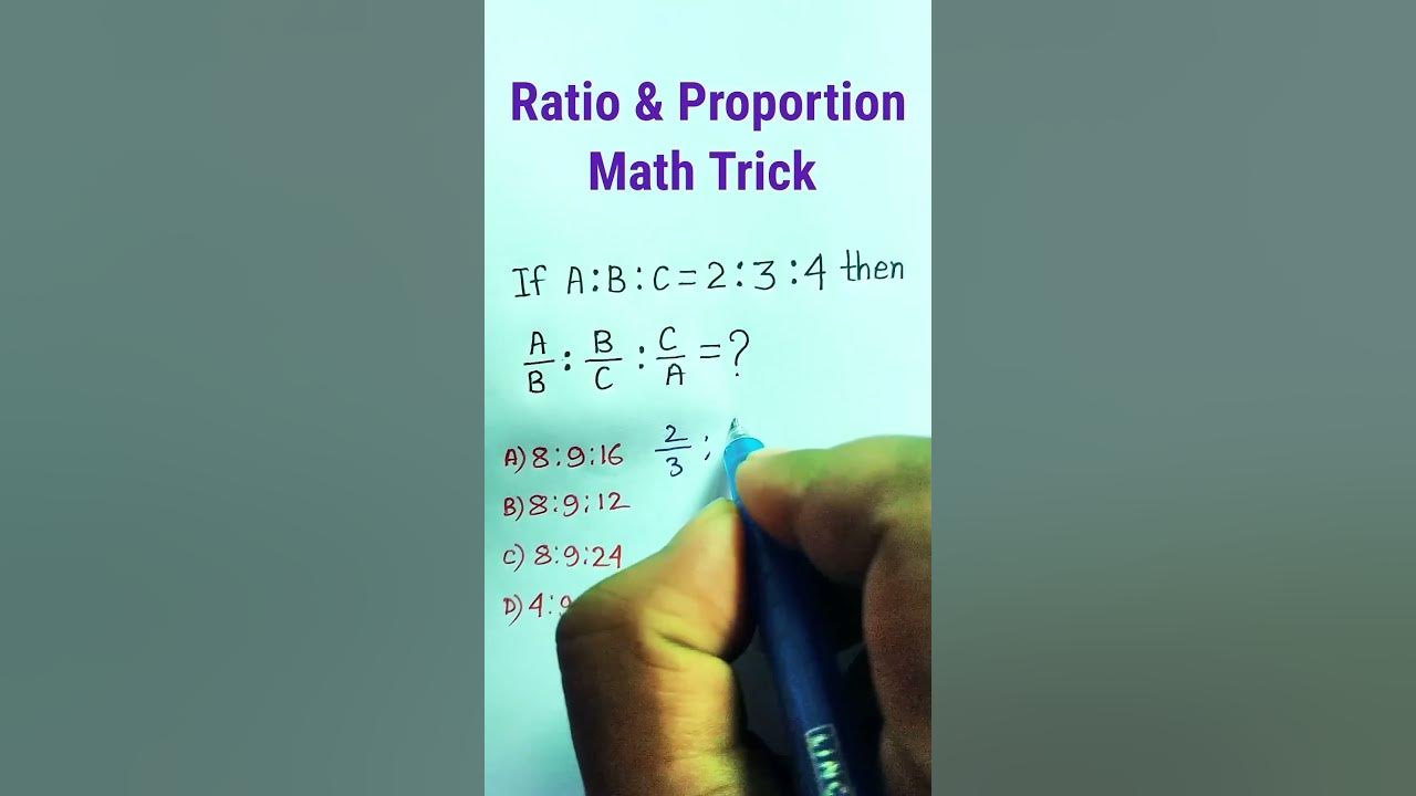 Ratios and proportion Tricks #maths #shortvideo - YouTube
