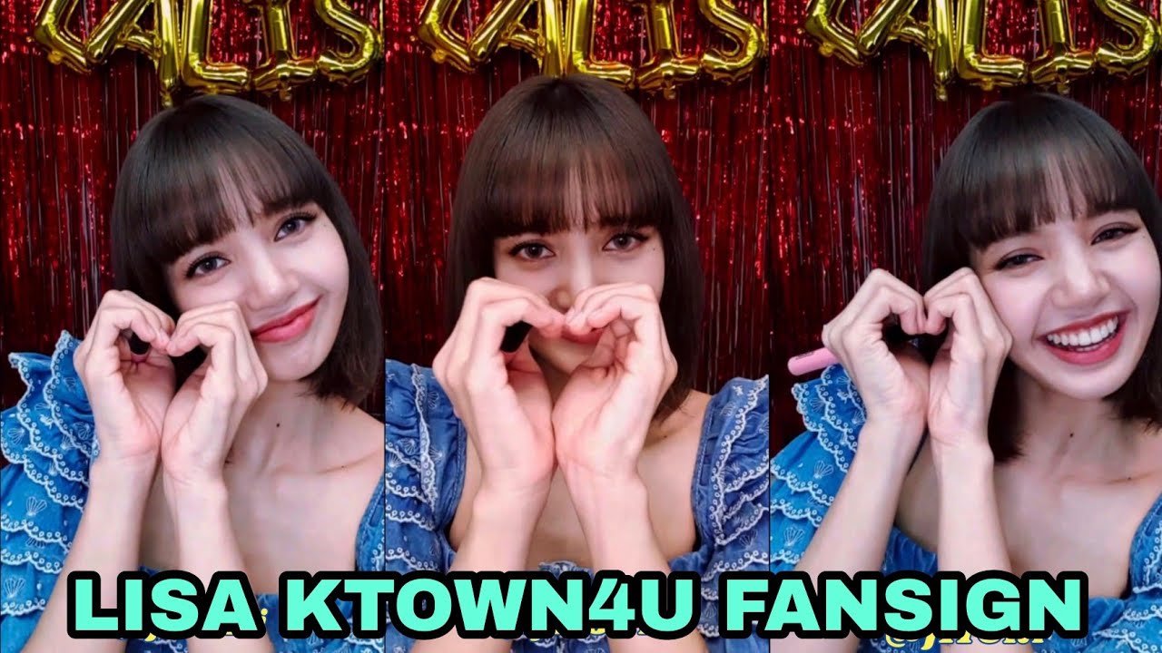 [210918] LISA Fansign Online - YouTube
