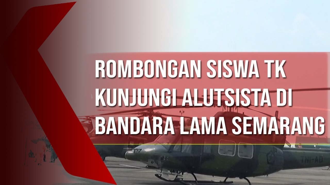 HUT ke-65 Penerbad, Rombongan Siswa TK Kunjungi Alutsista di Bandara ...