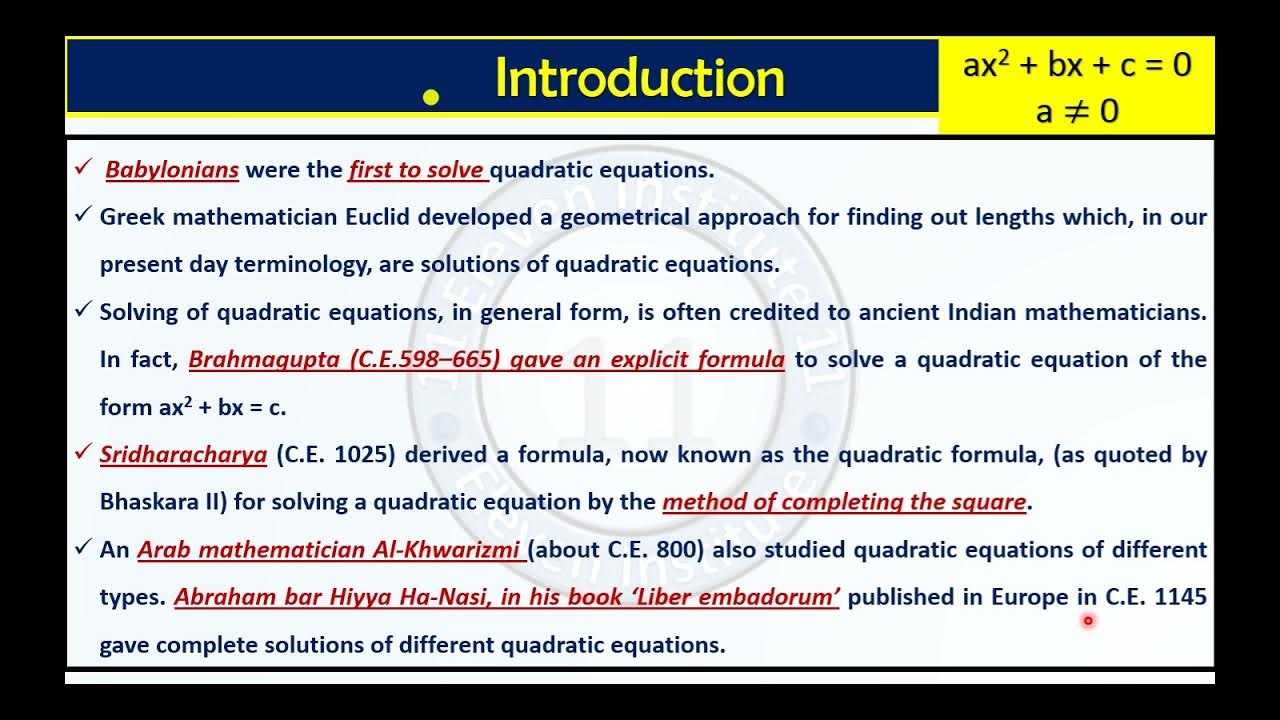10th--Maths--Chap 4--Part 1 - YouTube