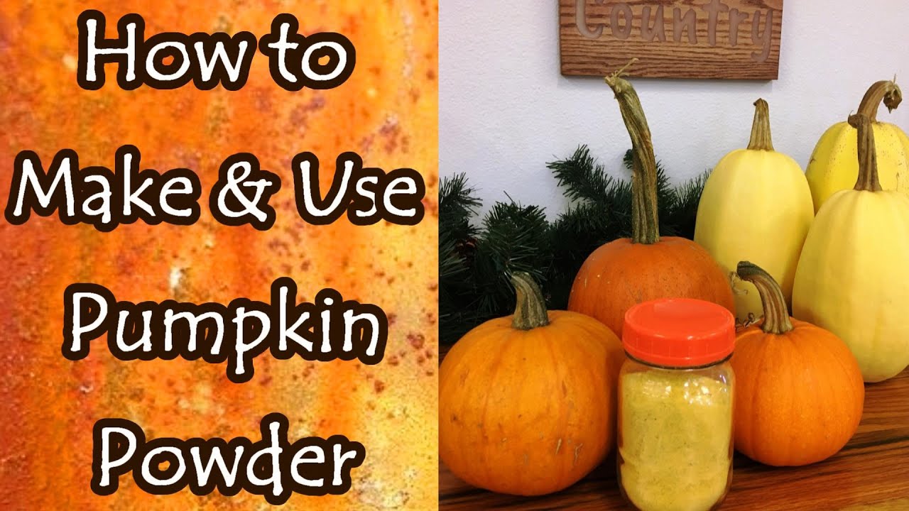 How to Make and Use Squash Powders and Why You May Want To - YouTube