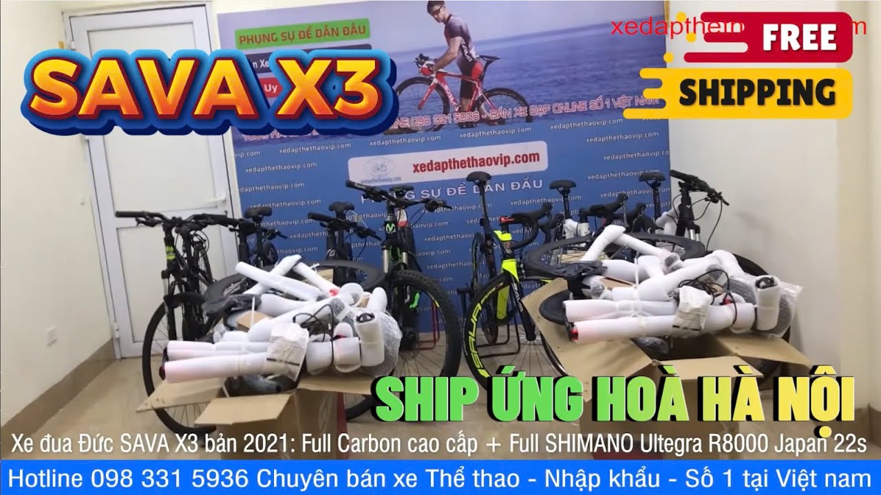 Xe đạp Đức SAVA X3, bản xe đua siêu đẹp ship cho khách ruột tại Ứng Hoà ...