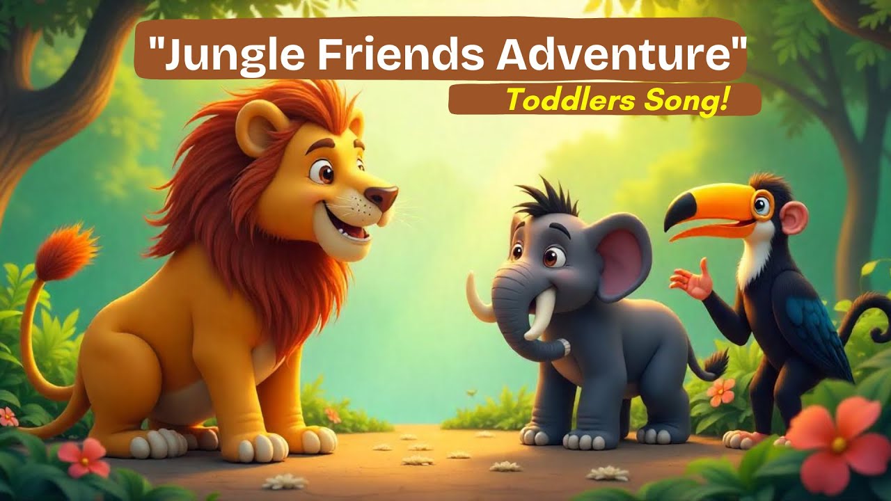 "Jungle Friends Adventure" || Nursery Rhymes & Songs || Kids Collection ...