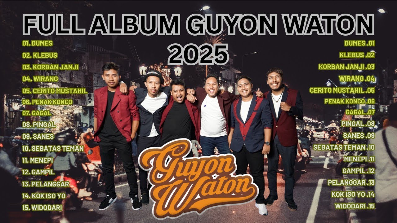 GUYON WATON 2025 🎵 Full Album Terbaru & Terpopuler - YouTube