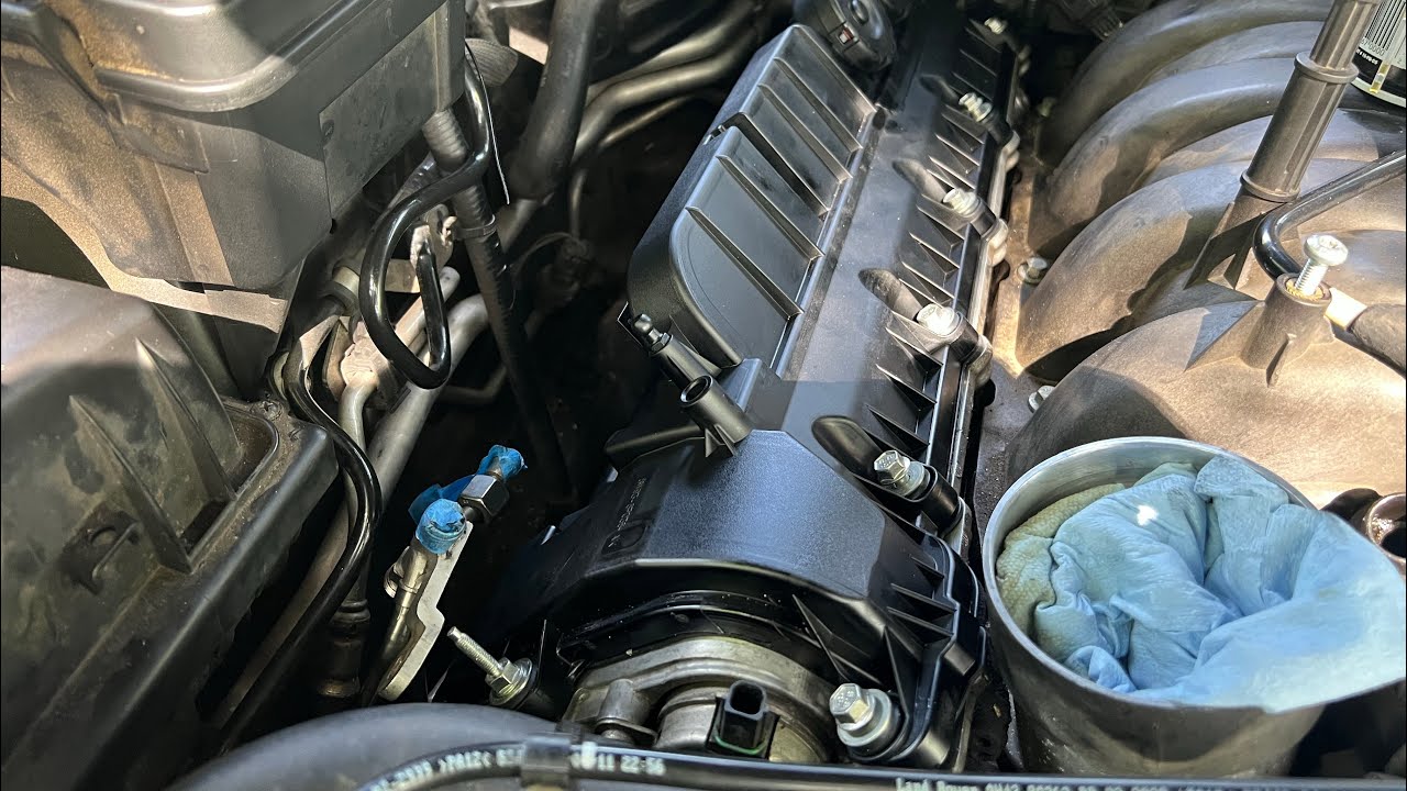 Finally Reinstalling The Valve Cover on the Range Rover L322 - YouTube