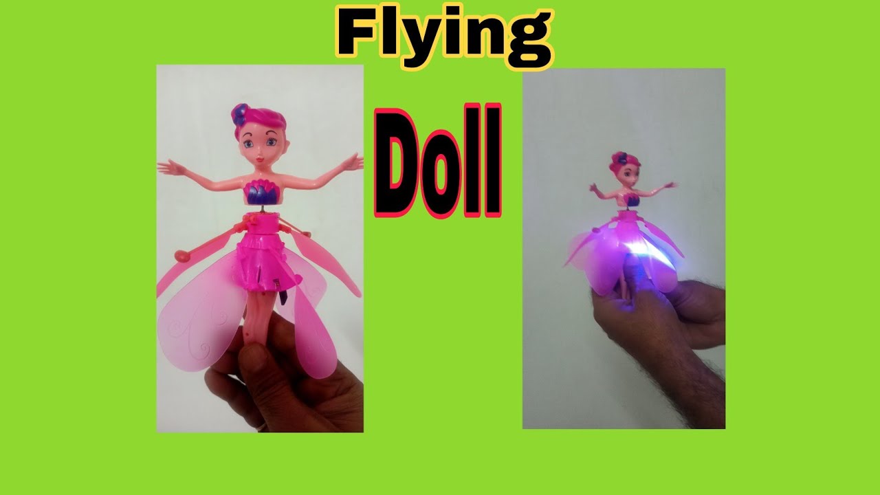 Flying angel doll with hand sensor || Flying girl toy #flyingtoys ...