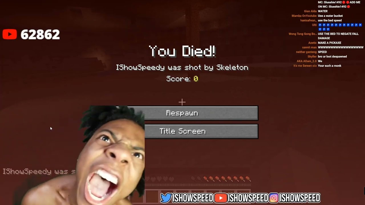 Speed RAGING After Dying To A Skeleton - YouTube