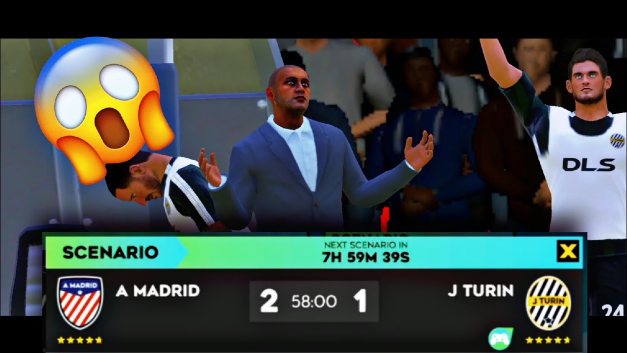ATLETICO MADRID VS JUVENTUS |DLS 23 SCENARIO GAMEPLAY| - YouTube