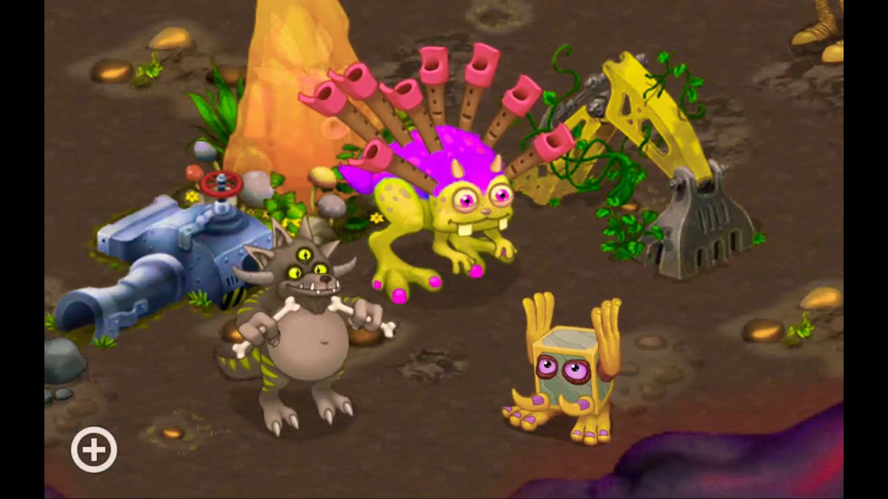Epic Drumpler + Rare Noggin + Rare Reedling are singing in Earth Island ...