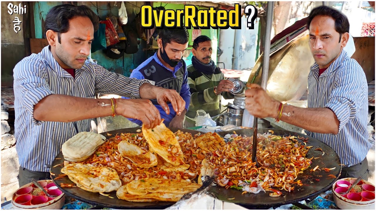 India's Best Tadke Wale Chole Kulche | Street Food India | Delhi Food ...
