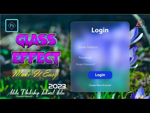 Transparent Blur Effect In Photoshop | Glass Effect In Adobe Photoshop (Easy) | Anas Graphics ...