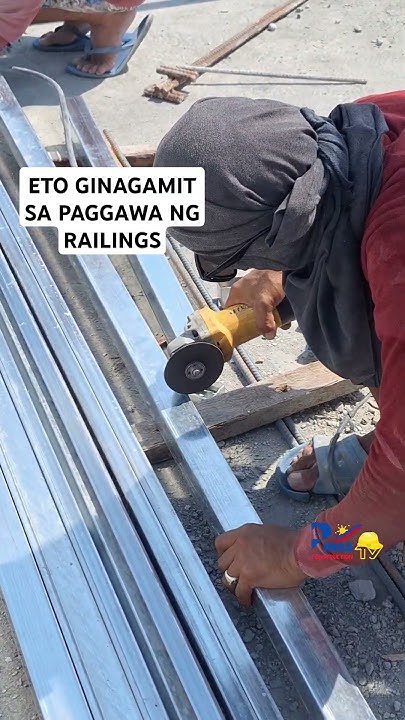 ETO GINAGAMIT SA PAGGAWA NG RAILINGS 🚧💪 - YouTube