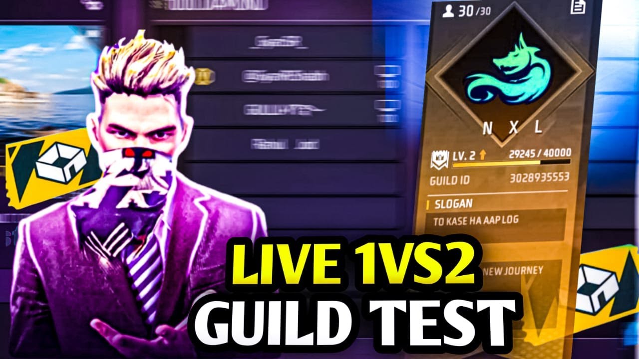 FREE FIRE LIVE GUILD TESTING | GUILD TEST LIVE | FF LIVE GUILD TEST 🔥🔥 ...