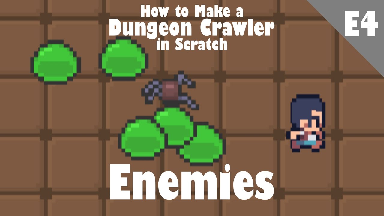 How to Code a Dungeon Crawler RPG in Scratch | Enemies - YouTube