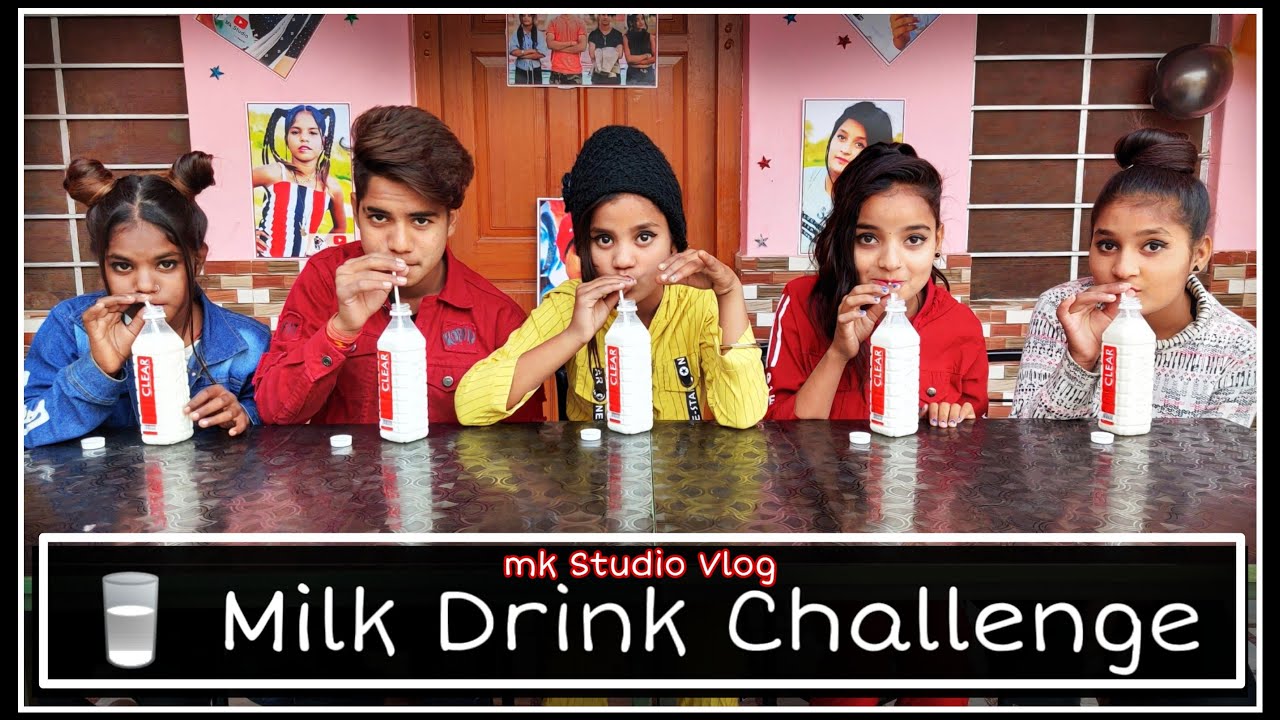 Milk Drink Challenge Video | New Challenge | Ishu Payal Kunal Antima ...