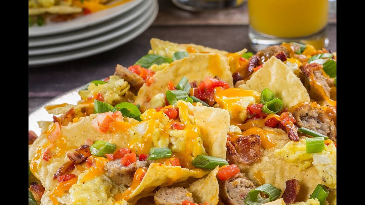 Fun-To-Share Breakfast Nachos - YouTube