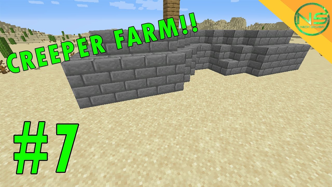 Minecraft creeper farm | java survival | ep 07 - YouTube