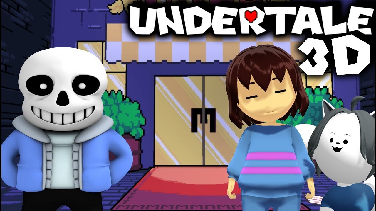 UNDERTALE in 3D LOOKS ABSOLUTELY AMAZING! UNDERTALE MTT BUILDING FAN ...