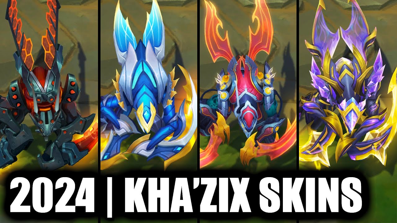 ALL KHA'ZIX SKINS SPOTLIGHT 2024 | League of Legends - YouTube