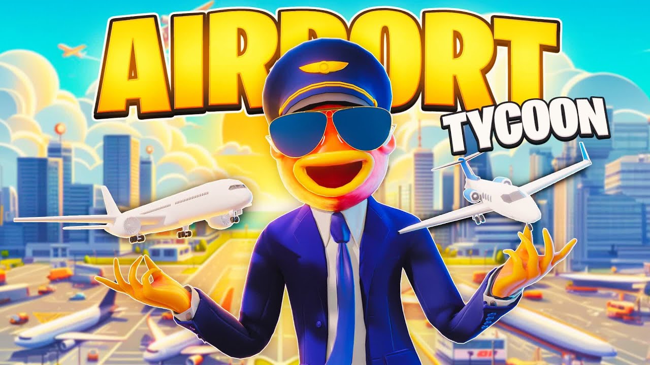 I Built An AIRPORT in FORTNITE - YouTube