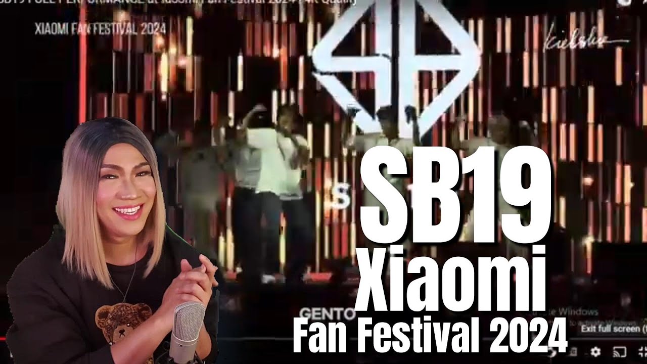 SB19 FULL PERFORMANCE at Xiaomi Fan Festival 2024 | REACTION VIDEO ...