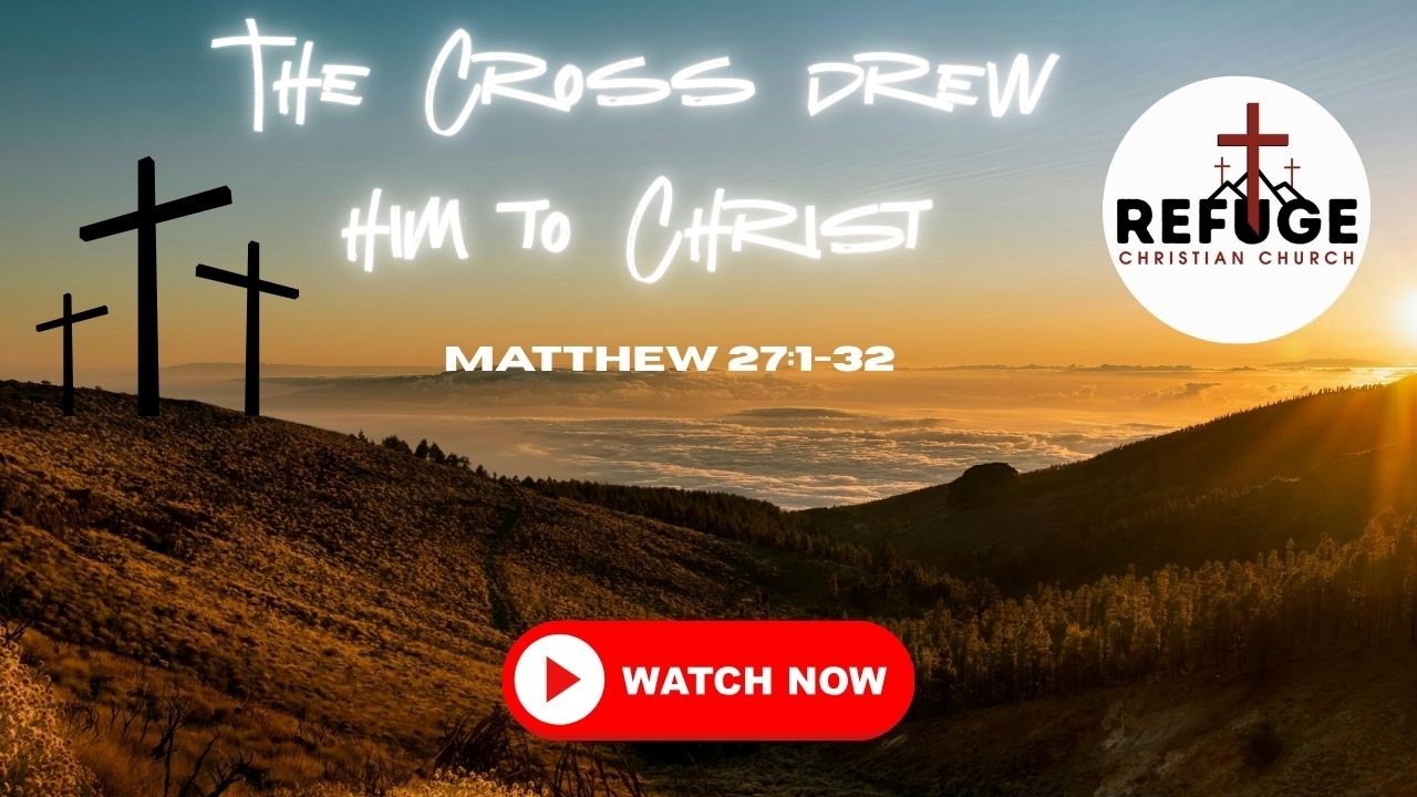 The Cross drew him to Christ. Matt 27:1-32 - YouTube