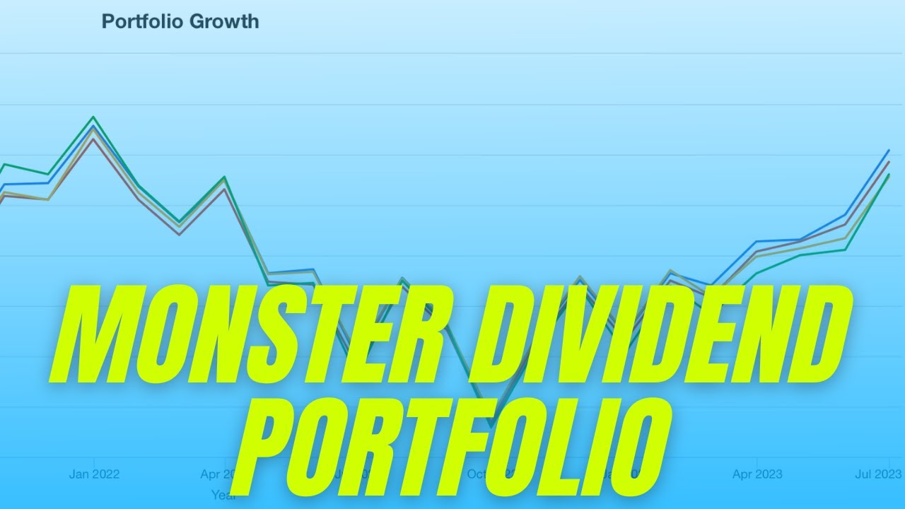 My Monster Dividend Portfolio - How much Monthly Income? - YouTube