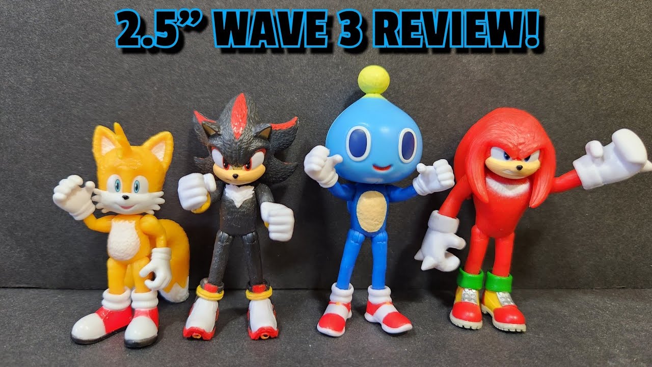 Review! Sonic 3 Movie Jakks 2.5" Chao Mascot Sonic Wave 3 - YouTube