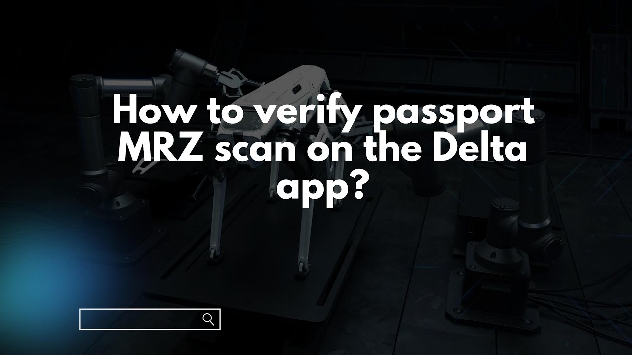 How to verify passport MRZ scan on the Delta app? - YouTube