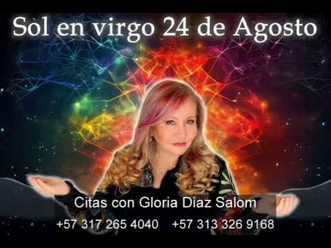 Gloria Díaz Salom, Sol en virgo, 24 de agosto de 2026