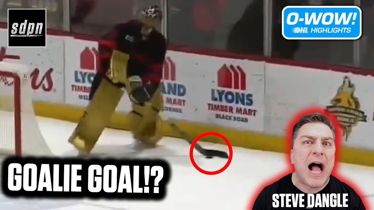 OHL Plays Of The Week: Goalie Goal!!! | O-Wow - YouTube